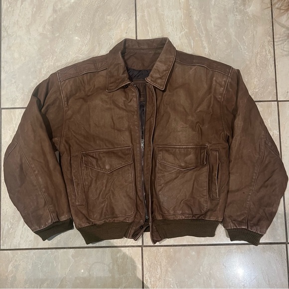 Jackets & Coats | Vintage Nevada Blue Leather Jacket | Poshmark